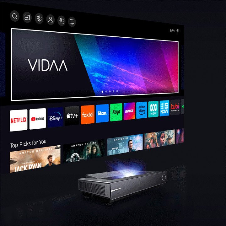 Hisense PX2 PRO TriChroma Laser Cinema Projector - 2400 Lumens