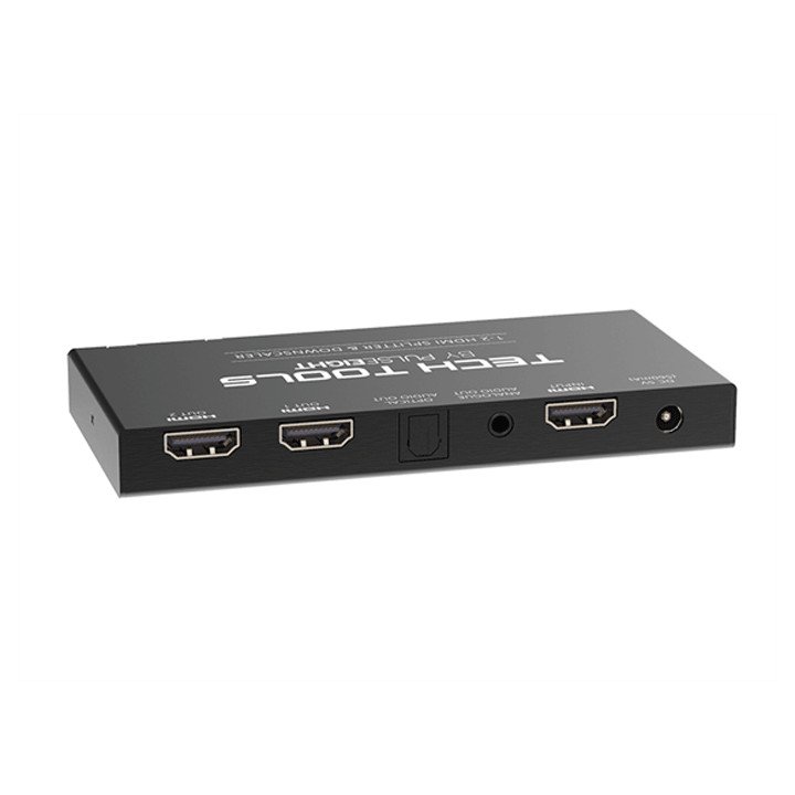 Tech Tools 1x2 HDMI® Splitter & Downscaler