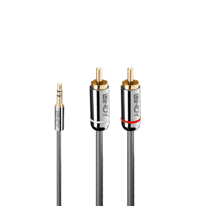 Lindy 10m 3.5mm to Phono Audio Cable, Cromo Line